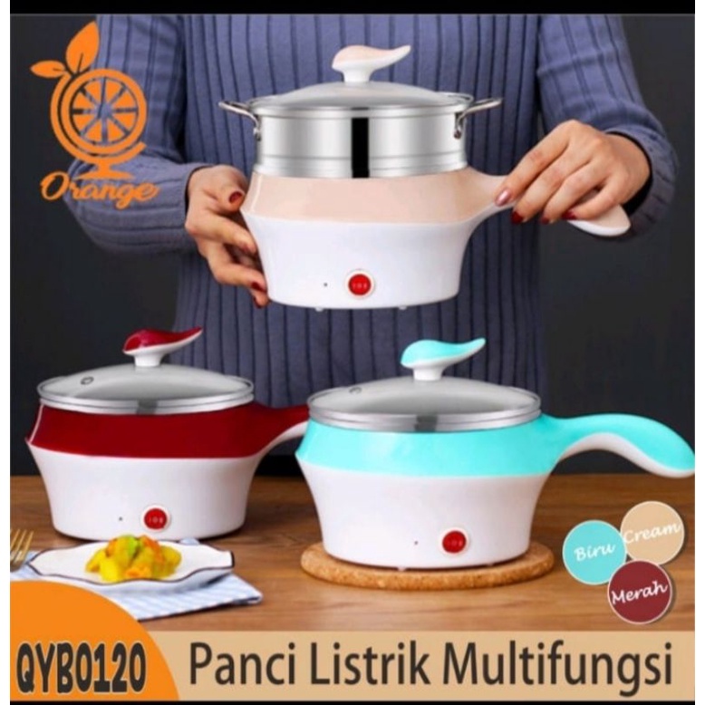 Jual Panci Listrik Panci Elektrik Multifungsi free Kukusan Fry Pan ...