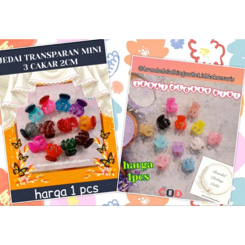 Jual JEDAI MINI 3 JARI 2 CM / JEDAI 3 CAKAR GLOSSY / JEDAI TRANSPARAN ...