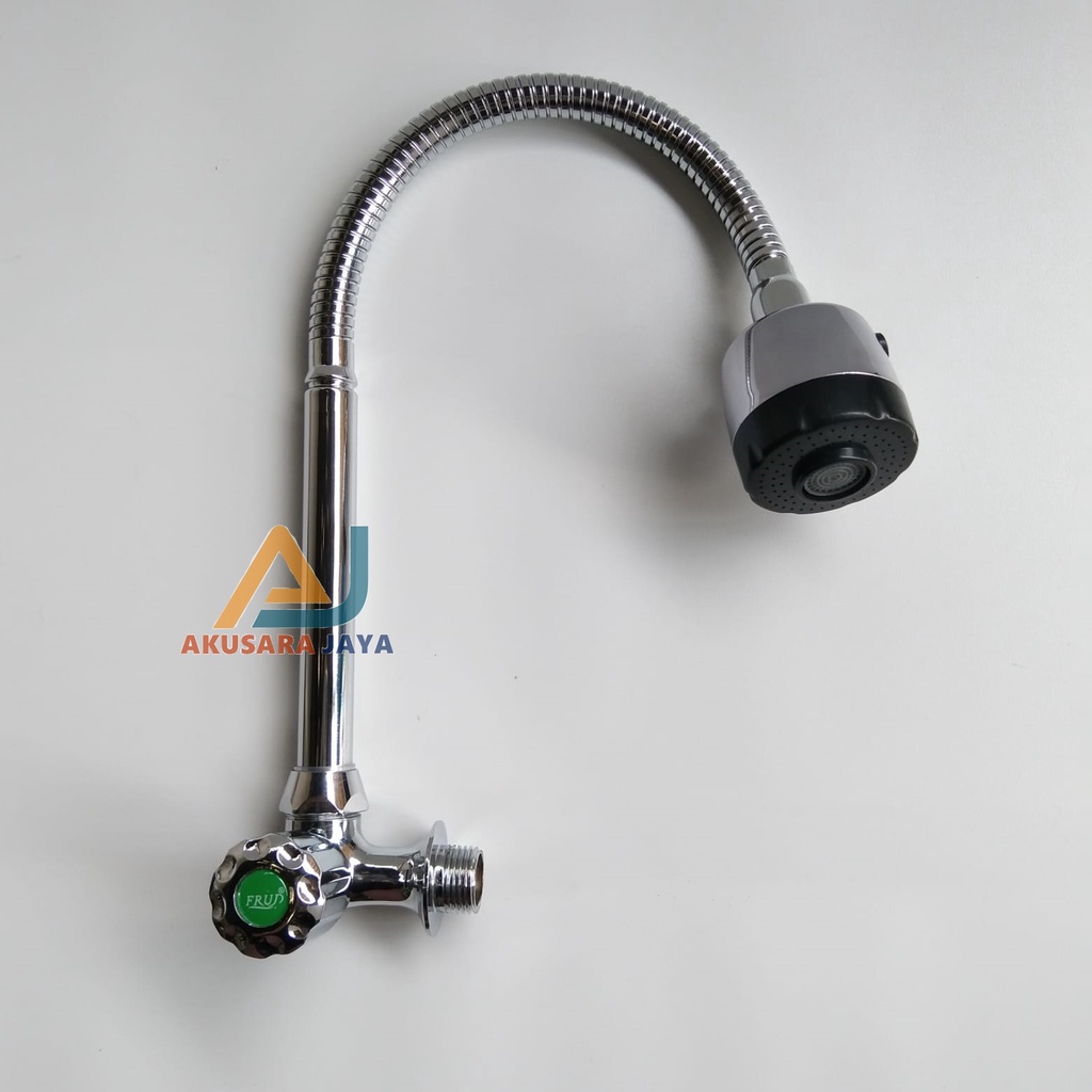 Jual Kran Angsa Flexible / Kran Angsa Cuci Piring / Kran Sink Chrome ...