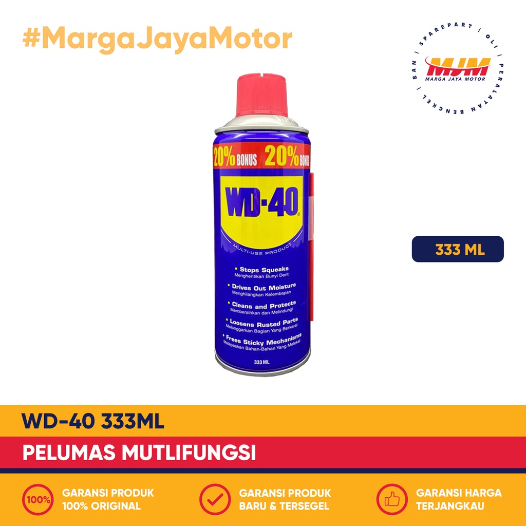 Jual WD 40 Pentrating Oil 333ml Penetrant Anti Karat WD-40 | Shopee Indonesia