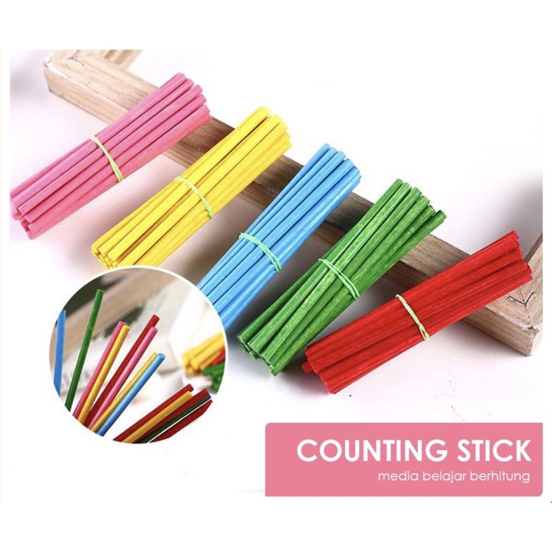 Jual LILOMILO Counting stick 50pcs/stik untuk belajar berhitung/alat ...