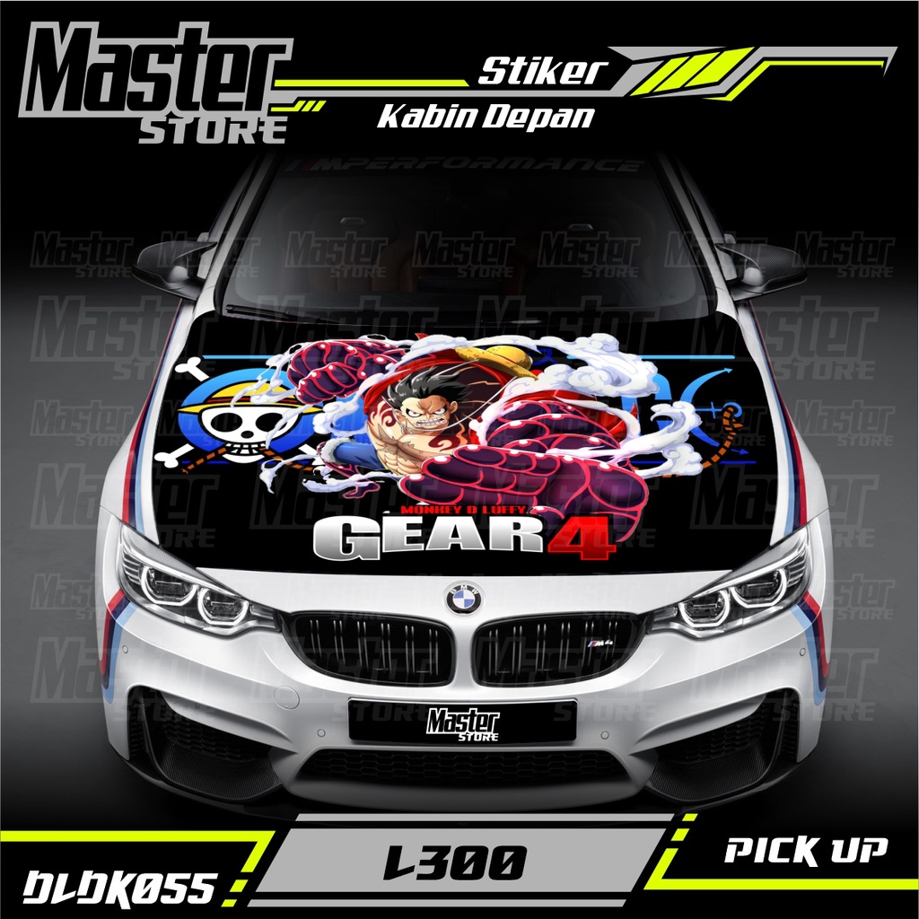 Jual Stiker Decal Kap All Mobil ONE PIECE MONKEY D LUFFY Custom Bisa ...