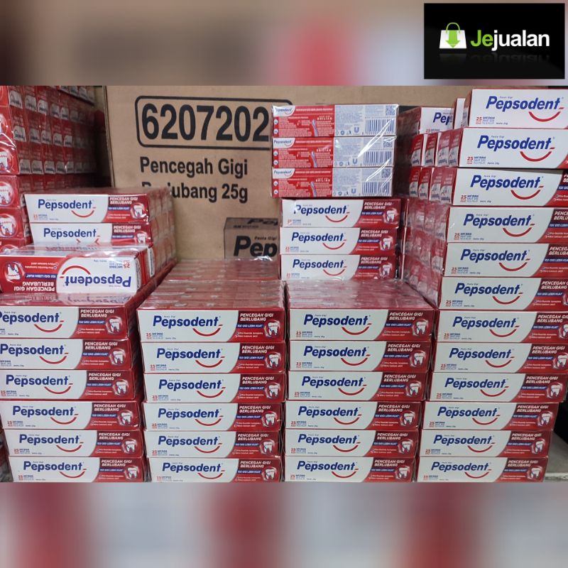 Jual pepsodent 25 gram odol pasta gigi mini cocok untuk berpergian ...