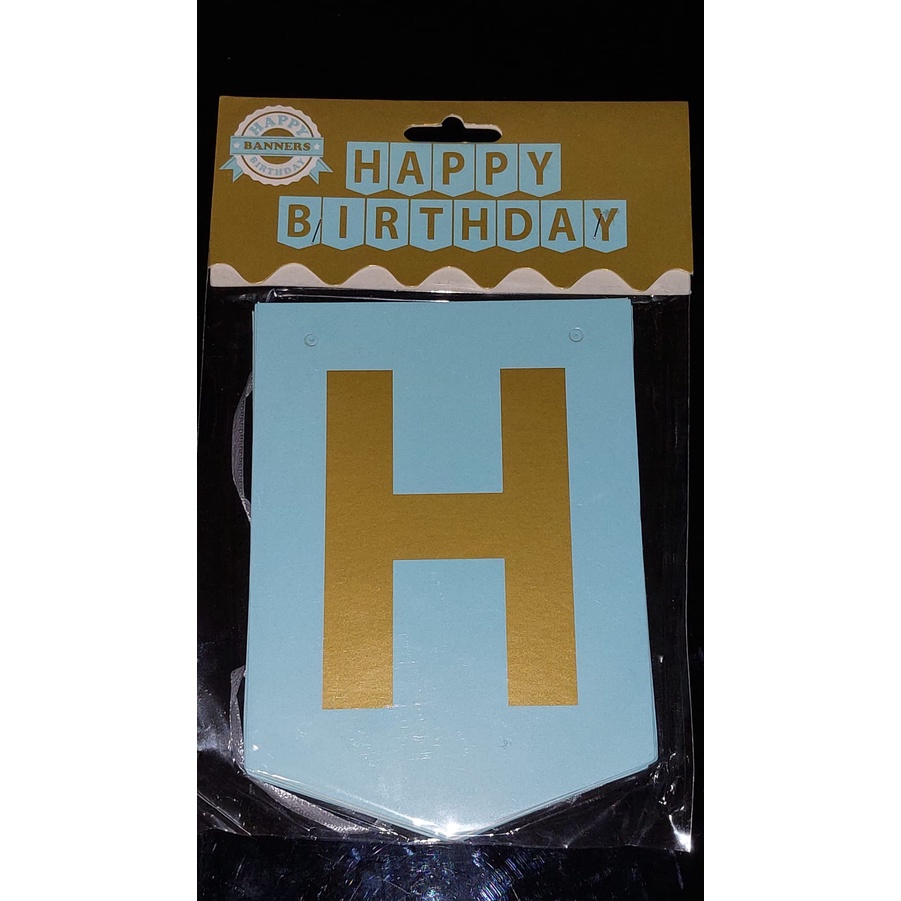 Jual Banner Bunting Flag Happy Birthday Polos | Shopee Indonesia