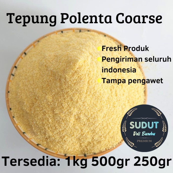 Jual Tepung Polenta 1Kg/ Tepung Polenta Course | Shopee Indonesia