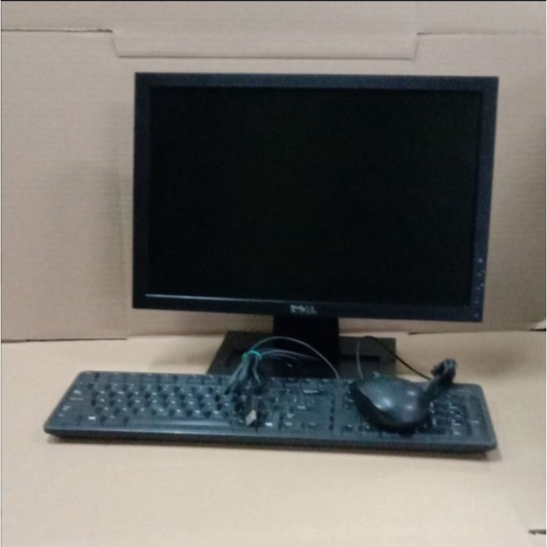 Jual MONITOR LCD DELL 17INCH WIDE lengkap keyboard dan mouse | Shopee ...