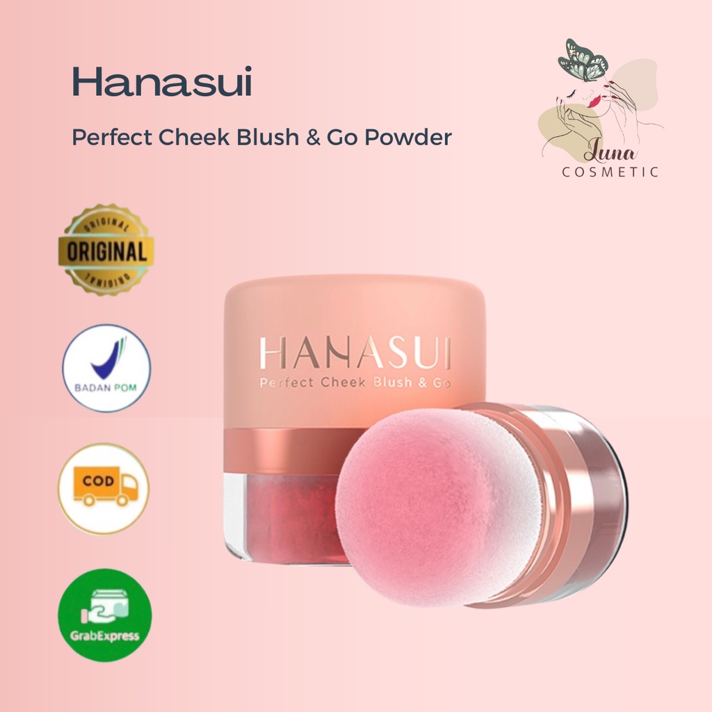 Jual Hanasui Perfect Cheek Blush & Go Powder 2.5Gr | Shopee Indonesia