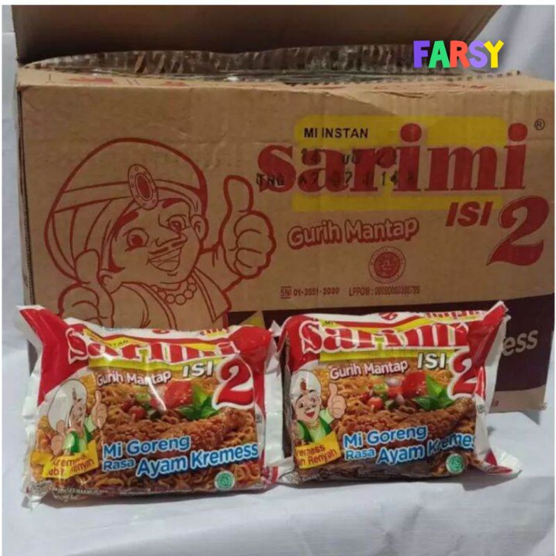 Jual NOODLES/MIE INSTANT SARIMI ISI 2 GORENG RASA AYAM KREMES KEMASAN ...