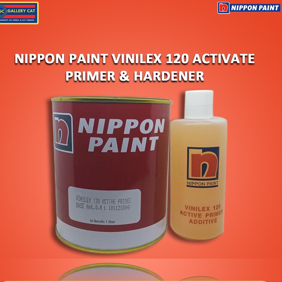 Jual Nippon Paint Vinilex 120 Active Primer + Hardener | Shopee Indonesia