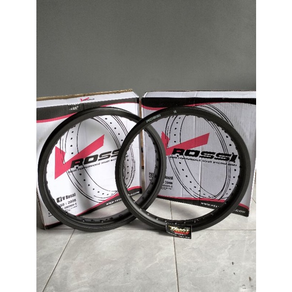 Jual LINGKAR VLEG PLEK VROSSI V ROSSI R18 RING 18 185/215 HITAM DOFF ...