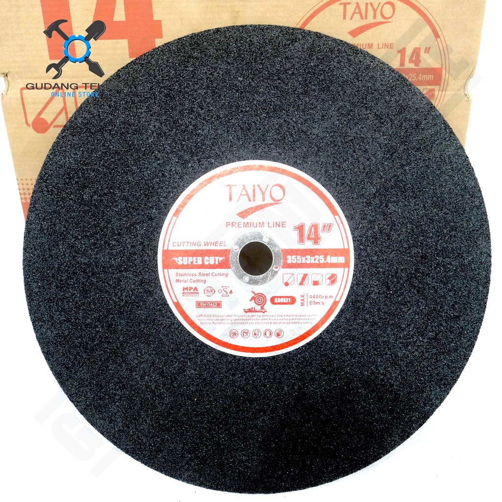 Jual Mata Pisau CUT OFF Cutting Wheel 14" TAIYO / Mata Batu Gerinda ...