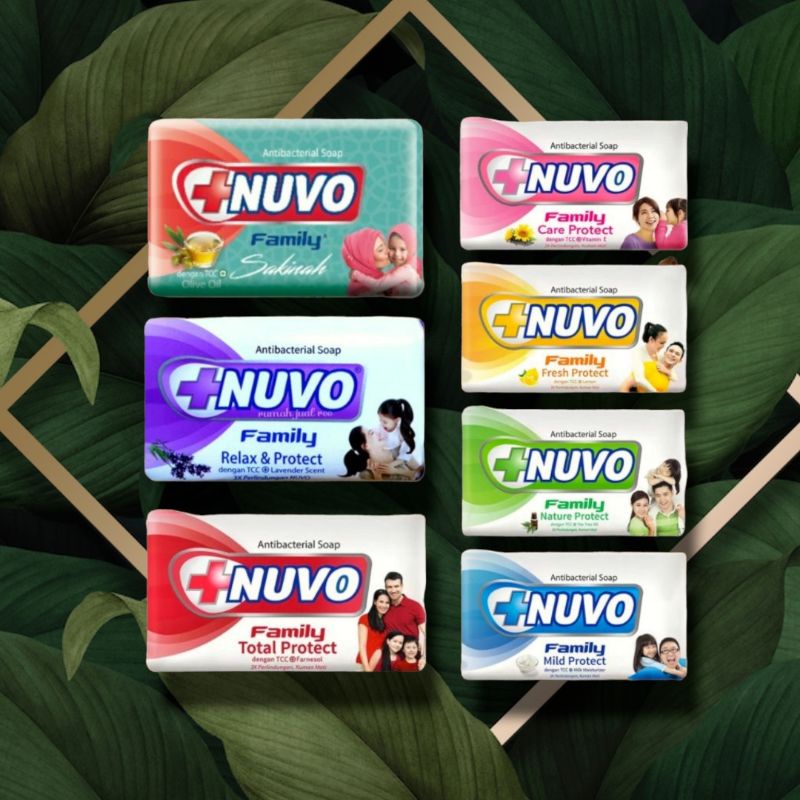 Jual Nuvo family antibacterial soap, sabun mandi batang 76g | Shopee Indonesia