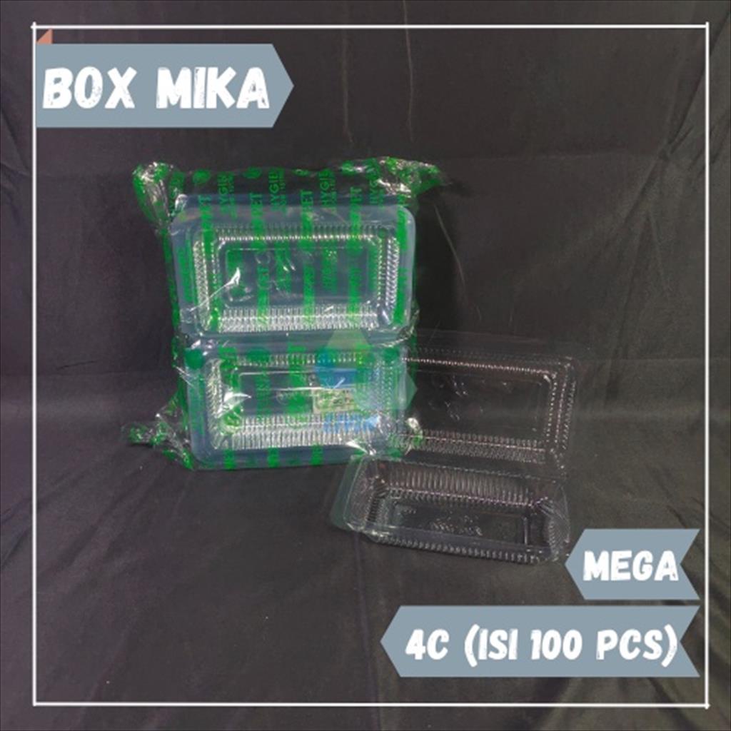 Jual Box Mika Plastik Mega 4C isi 100pcs / Mika Rujak / Mika Sedang ...