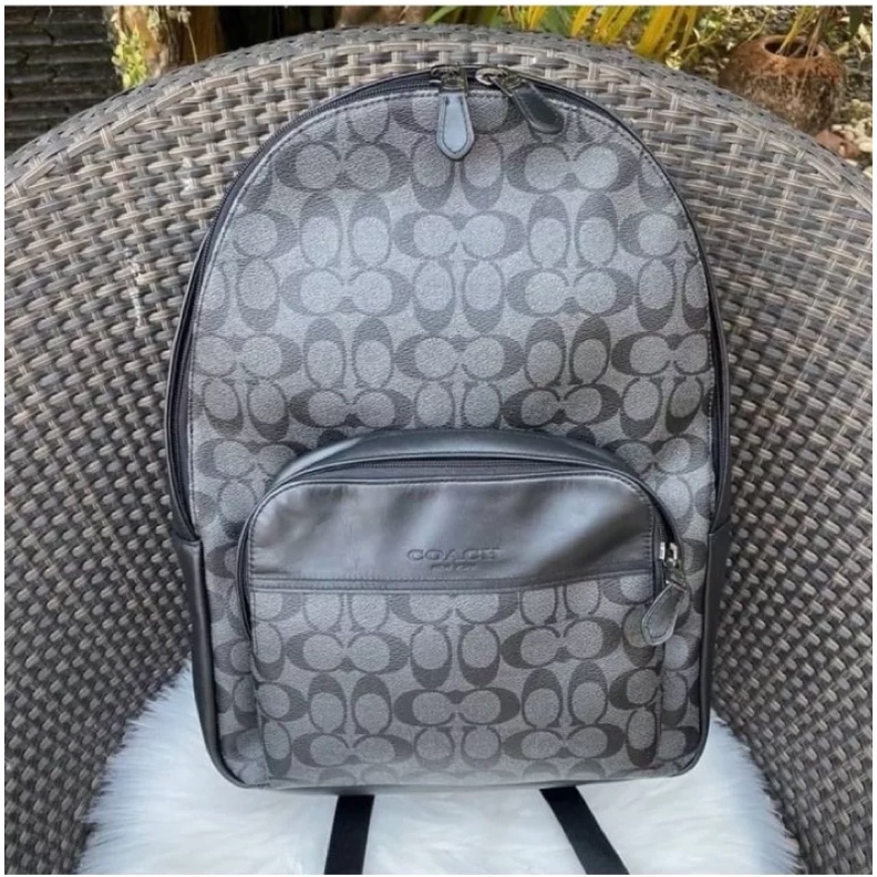 Jual Backpack Coc Houston Signature Canvas Original | Shopee Indonesia
