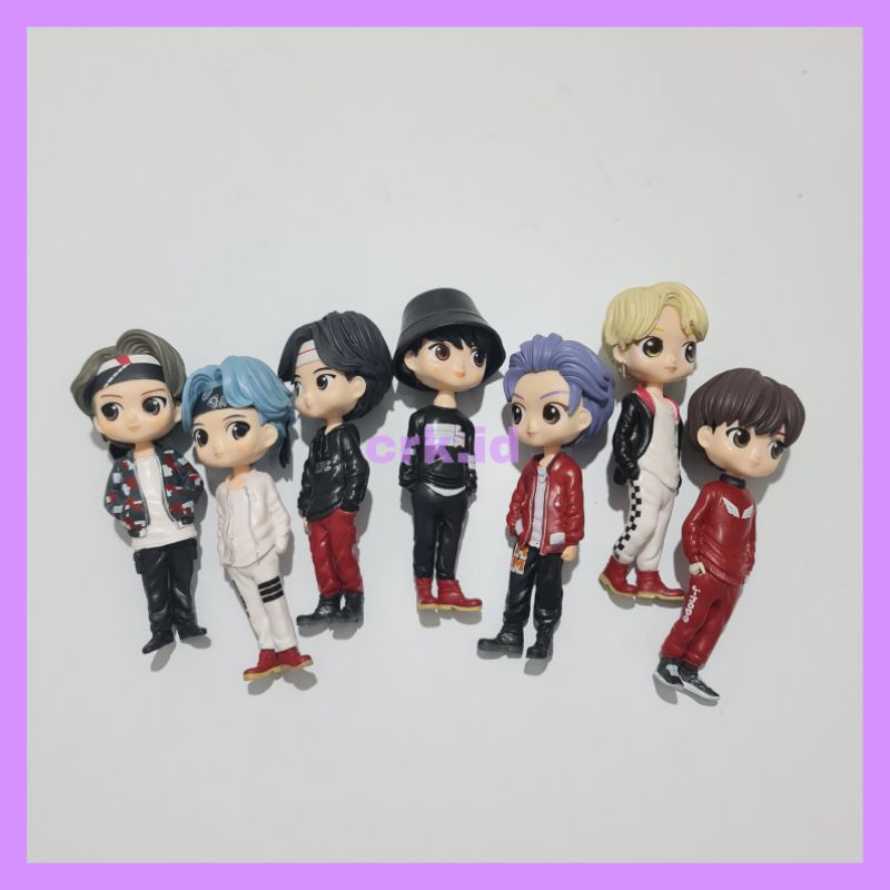 Jual 1 SET ACTION FIGURE BTS TALL TINY TAN MIC DROP VERS. ARMY BANGTAN TOPPER KUE ULANG TAHUN ...