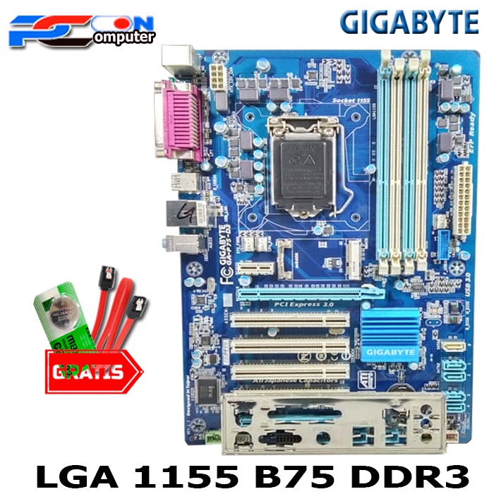 Jual Motherboard Mainboard Mobo B75 Intel socket LGA 1155 vga onboard ...