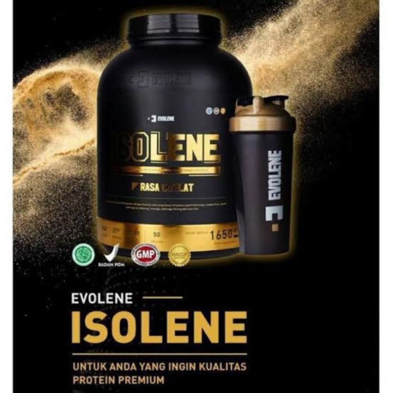 Jual Isolene 50 saset Free Shaker Tebal & Free Prevo Kuning/ BCAA ...