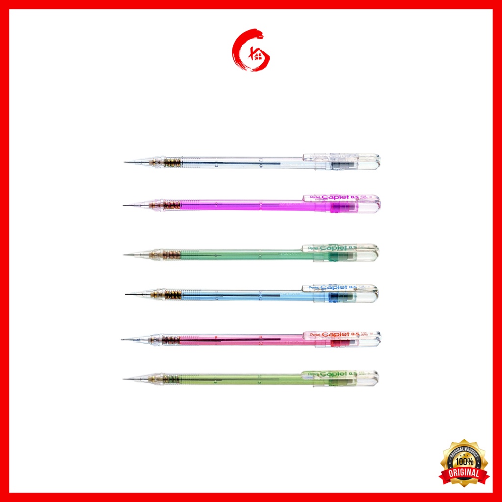 Jual PENTEL Caplet Mechanical Pencil / Pensil Mekanik 0.5mm | Shopee ...