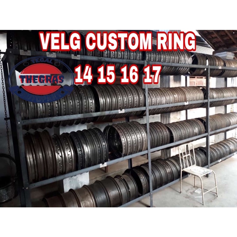 Jual Velg custom ring 14 15 16 17 lebar 250 300 350 400 450 500 ...