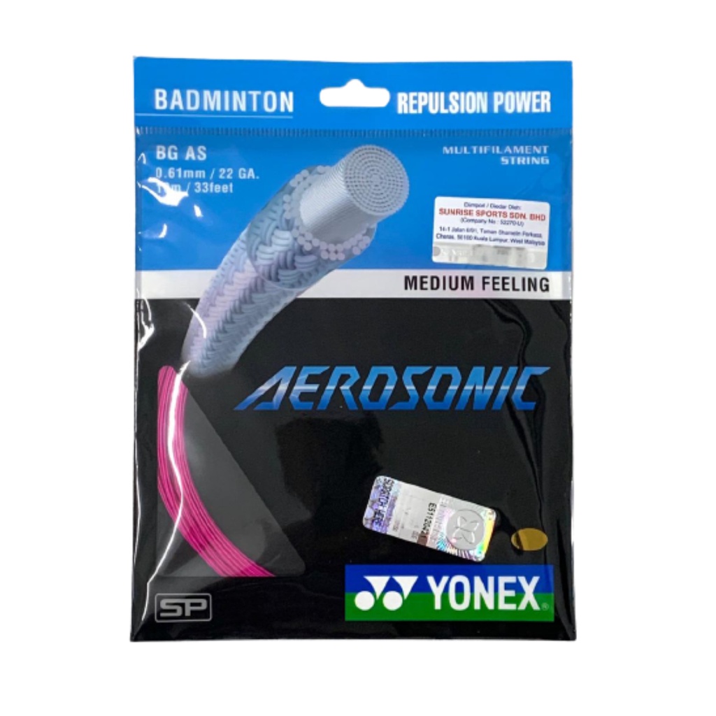 Jual YONEX AEROSONIC STRING Senar BAdminton Bulutangkis | Shopee Indonesia