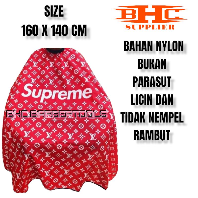 Jual KAIN PANGKAS RAMBUT BARBERSHOP THE BARBER CAPE UNTUK BARBERSHOP ...