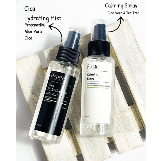 Jual Pratista Calming Spray & Cica Hydrating Mist [COD] Face Mist ...