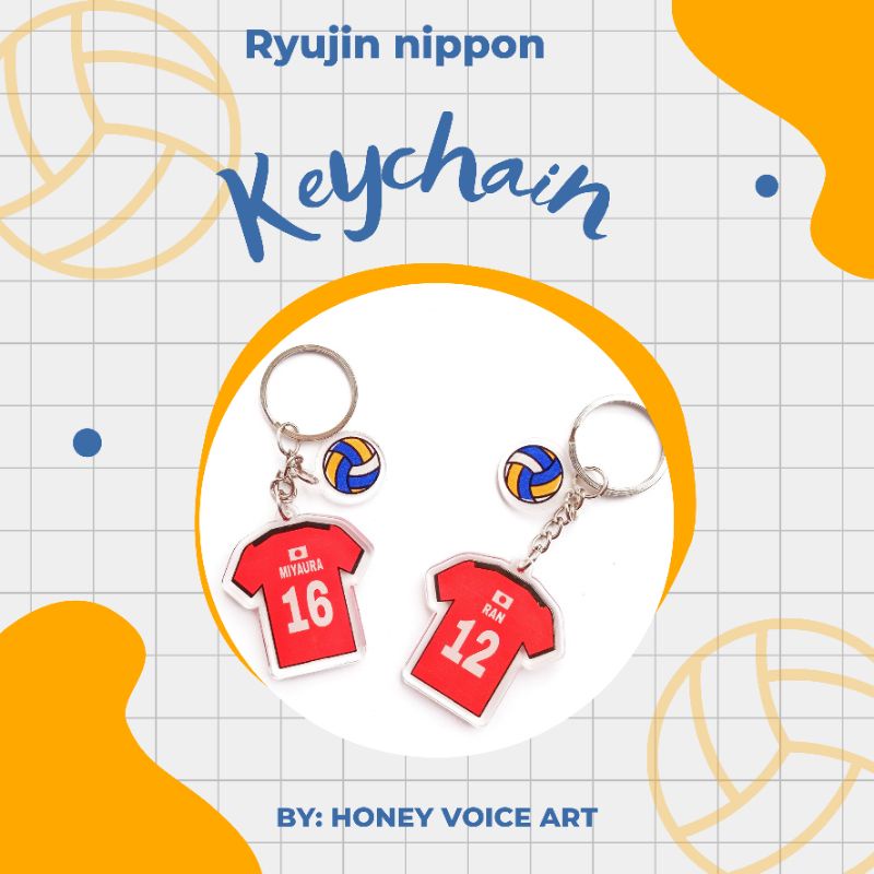 Jual Keychain Ryujin Nippon Ran Takahashi, Miyaura Kento | Shopee Indonesia