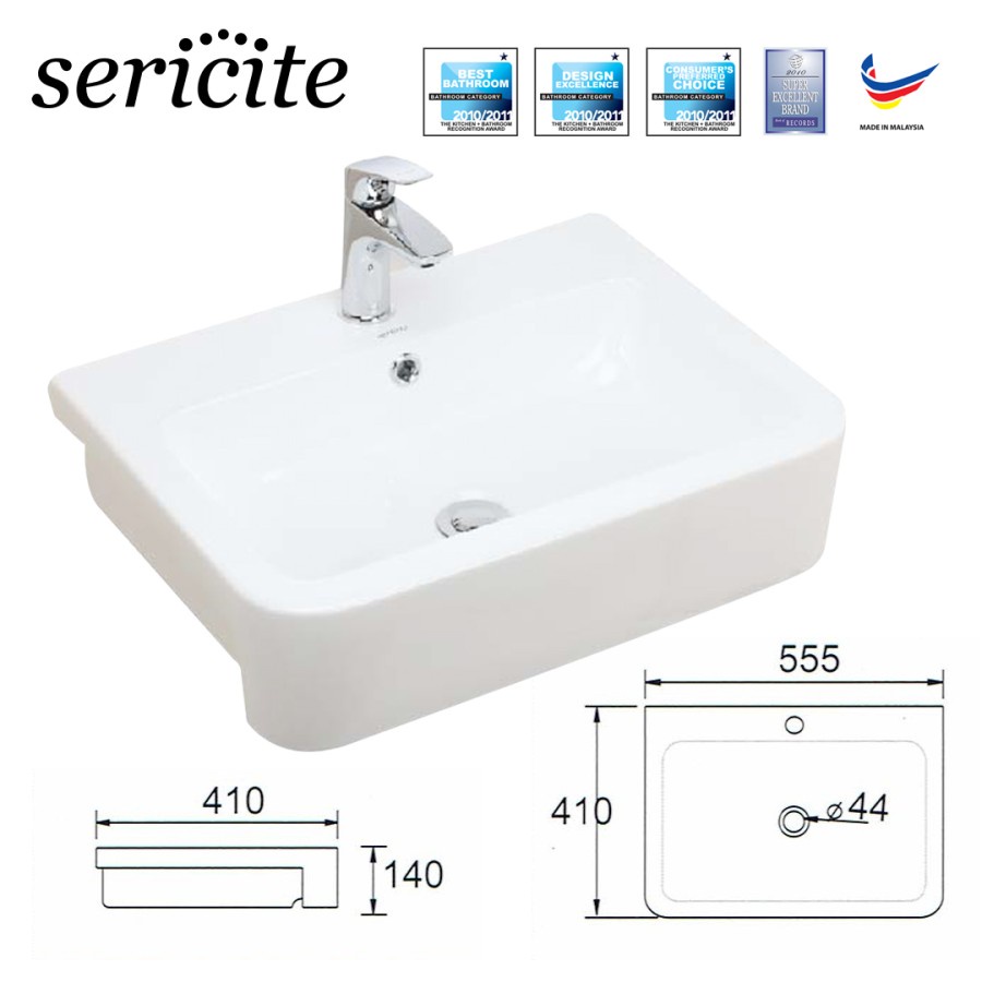 Jual INNO SERICITE WASTAFEL SETENGAH TANAM 2056 KOMPLIT KRAN SIPHON ...