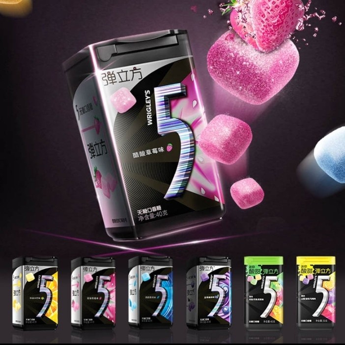 Jual Wrigley's 5 Gum Sugar Free 40g (BACA DESKRIPSI) | Shopee Indonesia