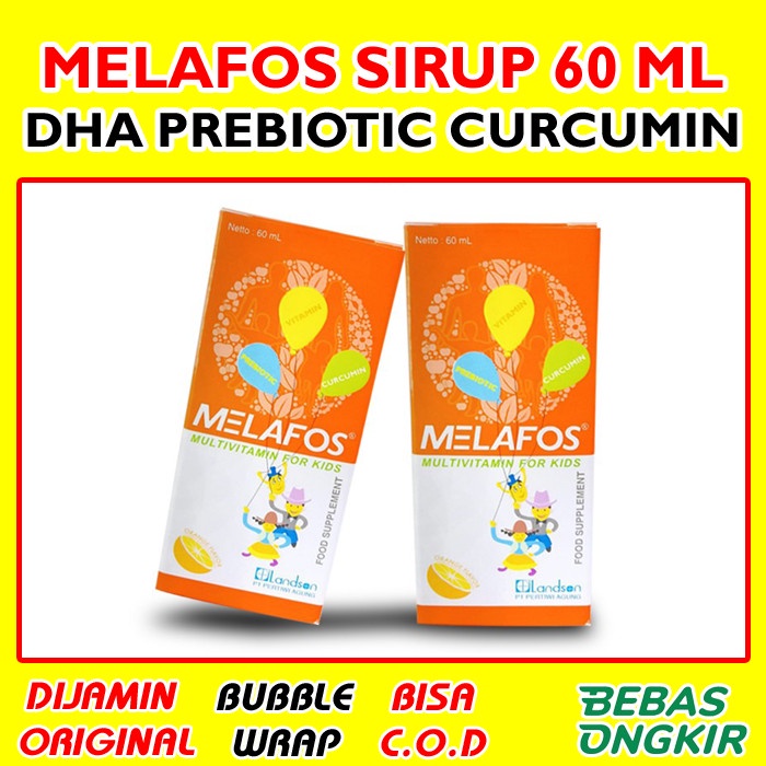 Jual MELAFOS SYRUP MEMPERBAIKI NAFSU MAKAN RASA JERUK NYA ENAK 60 ML ...