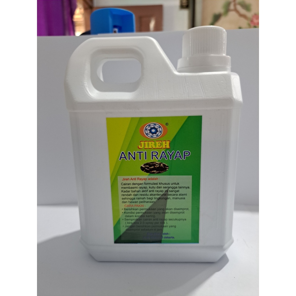 Jual JIREH Anti Rayap 1L/ Obat Cairan Pembasmi Rayap Kayu 1 liter ...