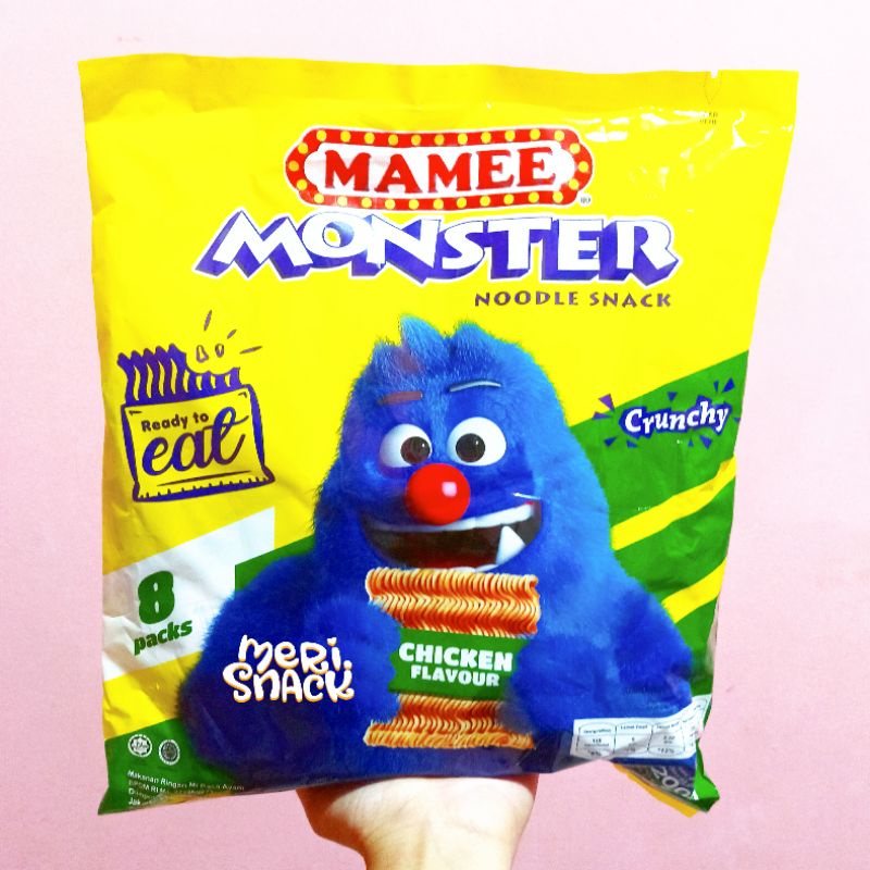 Jual Mamee Monster Noodle Snack Chicken Flavour 200gr | Shopee Indonesia