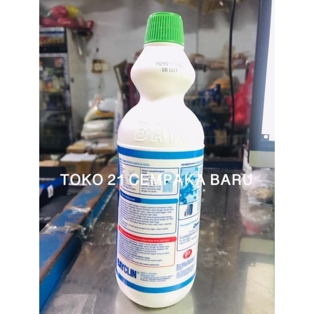 Jual Bayclin Reguler Botol 1 Liter | Pemutih Pakaian Bayclin 1Liter ...