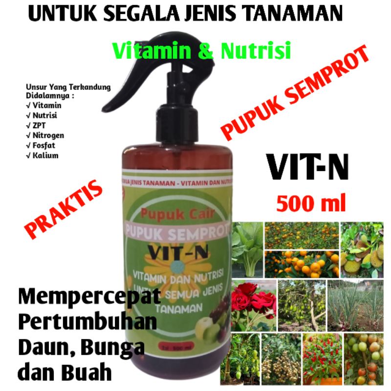 Jual Pupuk Semprot Untuk Tanaman Bunga dan Buah 500ml | Shopee Indonesia