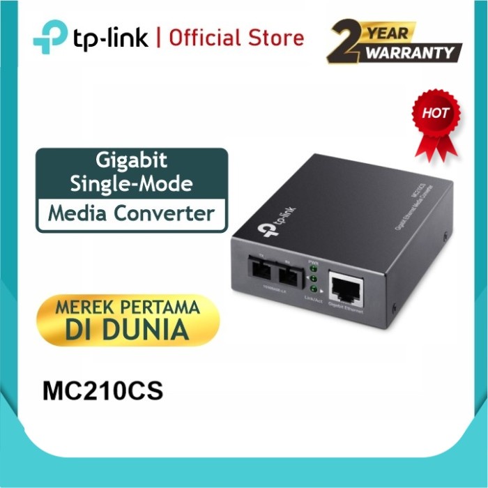 Jual Tp-Link Mc210Cs Gigabit Single-Mode Media Converter | Shopee Indonesia