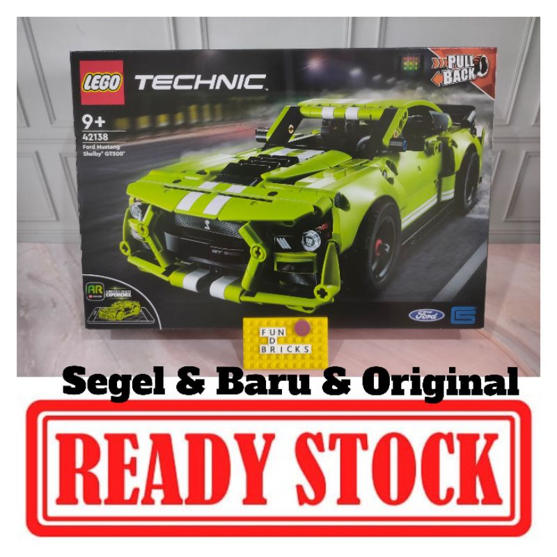 Jual LEGO 42138 Technic Ford Mustang Shelby GT500 Original | Shopee ...