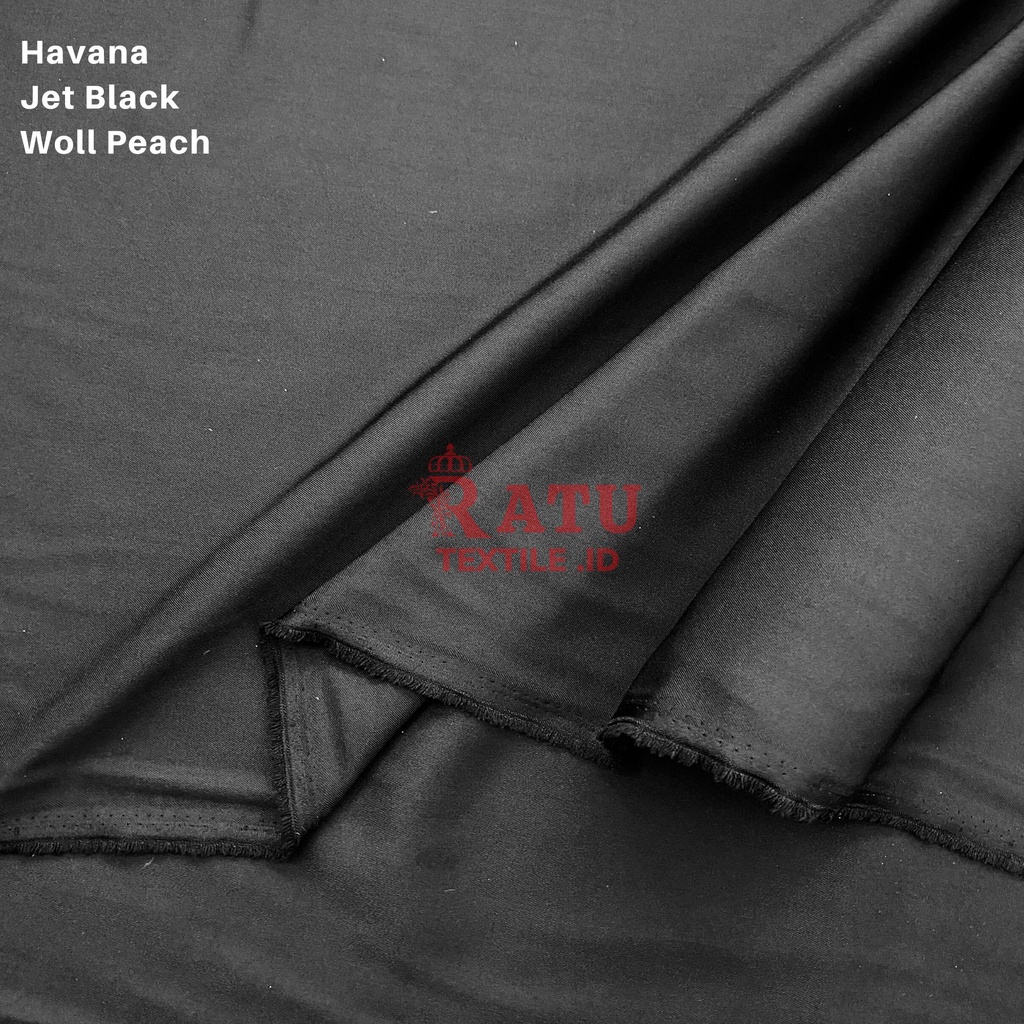 Jual Kain Celana Hitam Jet Black Hight Twist Import | Shopee Indonesia