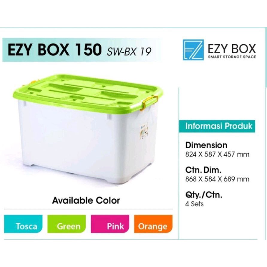 Jual Container Box - Ezy Box 150 Liter - Box Penyimpanan - Box ...