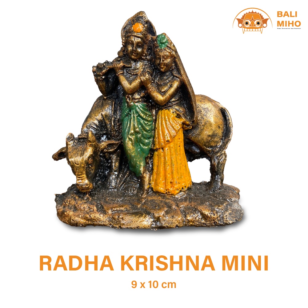 Jual Patung Radha Krisna Mini Mengembala Tinggi 10 cm - Patung Rada ...