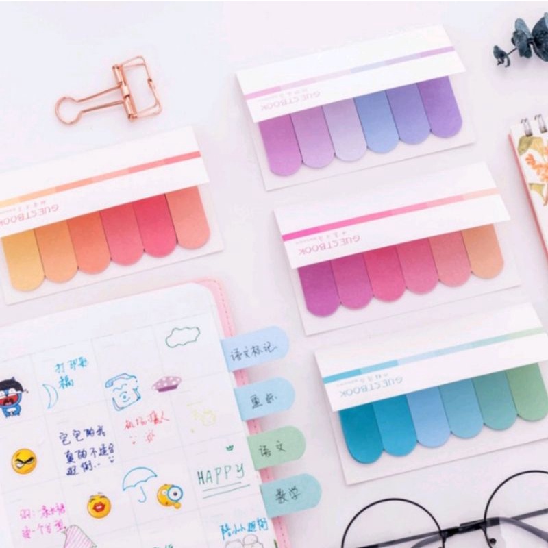 Jual Sticky Note Memo Polos Gradasi Warna | Shopee Indonesia Jual Sticky Note Memo Polos Gradasi Warna | Shopee Indonesia