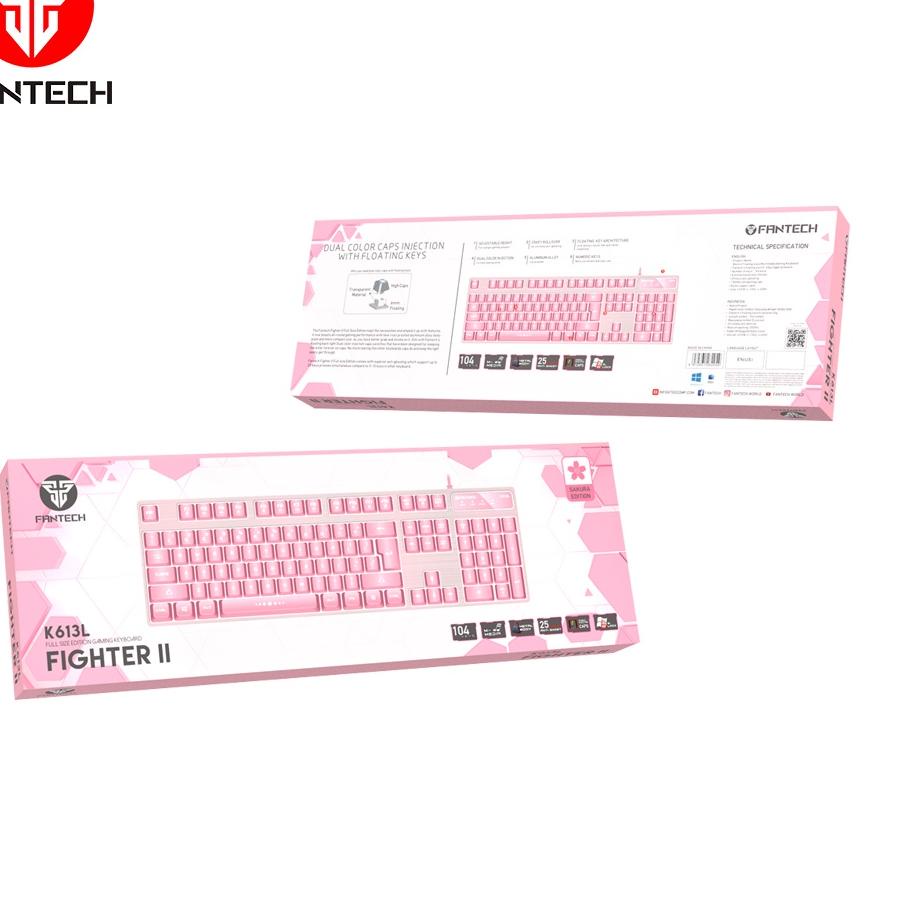 Jual TRCI3u8T--Fantech K613L Fighter II RGB Gaming Keyboard Membrane | Shopee Indonesia
