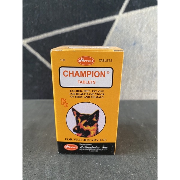Jual Champion Tablets untuk ayam isi 100tablets | Shopee Indonesia