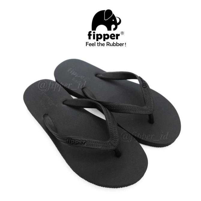 Jual Sandal Fipper Basic Original For Man - Black | Shopee Indonesia