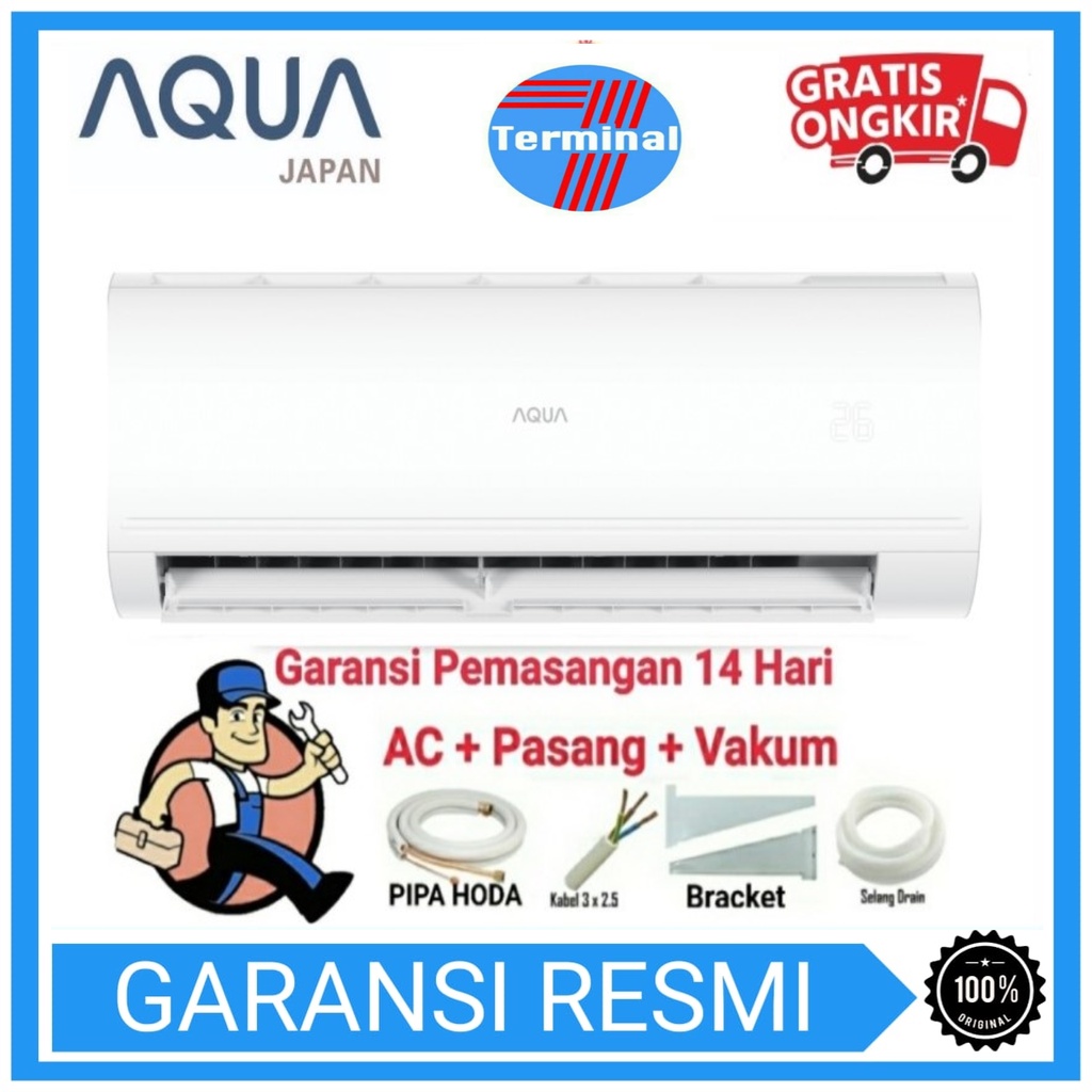 Jual AC AQUA AQA-KCR9FQAL/FQDL 1 PK STANDAR Low Watt | Shopee Indonesia