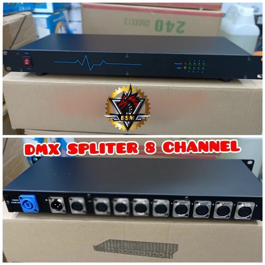 Jual Dmx Splitter 8 Way Dmx Distributor Lampu Lighting | Shopee Indonesia