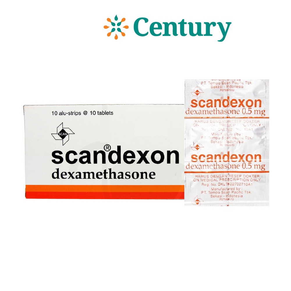 Jual SCANDEXON 0,5 MG 1 STRIP 10 TABLET / DEXAMETHASON / RADANG ...