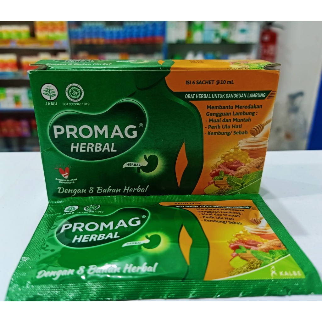 Jual Promag Herbal GAZERO 𝟏 𝐒𝐀𝐂𝐇𝐄𝐓 - Meredakan Maag, Asam Lambung dan ...