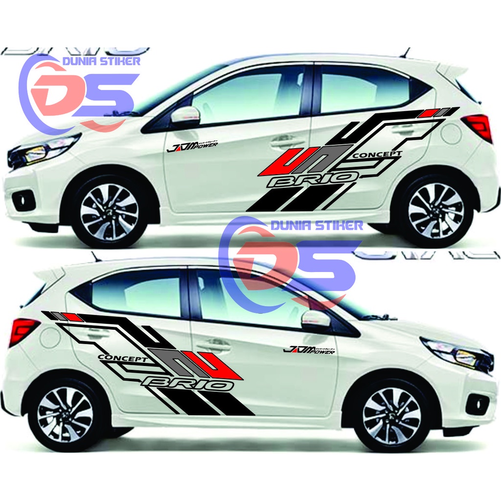 Jual Stiker Mobil Brio Satya Striping Variasi Mobilo Honda Brio Terbaru ...