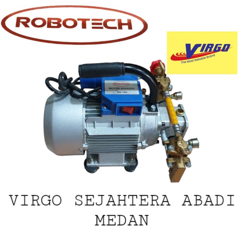 Jual RH785 MESIN POMPA STEAM CUCI AC MOBIL PORTABLE SPRAYER ROBOTECH RH 785 | Shopee Indonesia