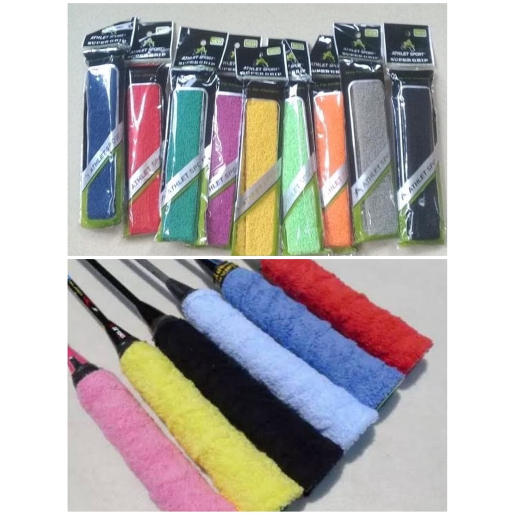 Jual Grip Handuk Polos Pegangan Raket Bulu Tangkis Badminton Bahan Kain ...
